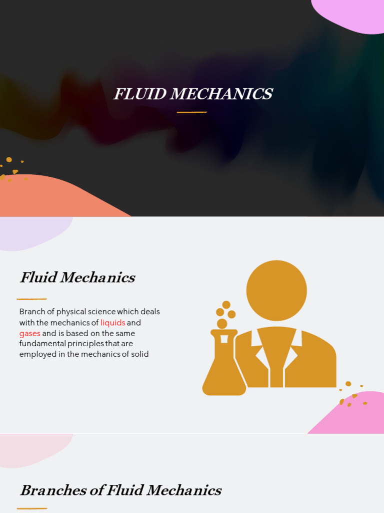 Fluid Mech Part 1 Pdf Pressure Viscosity
