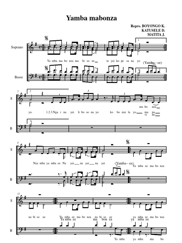 Yamba Mabonza-1 | PDF