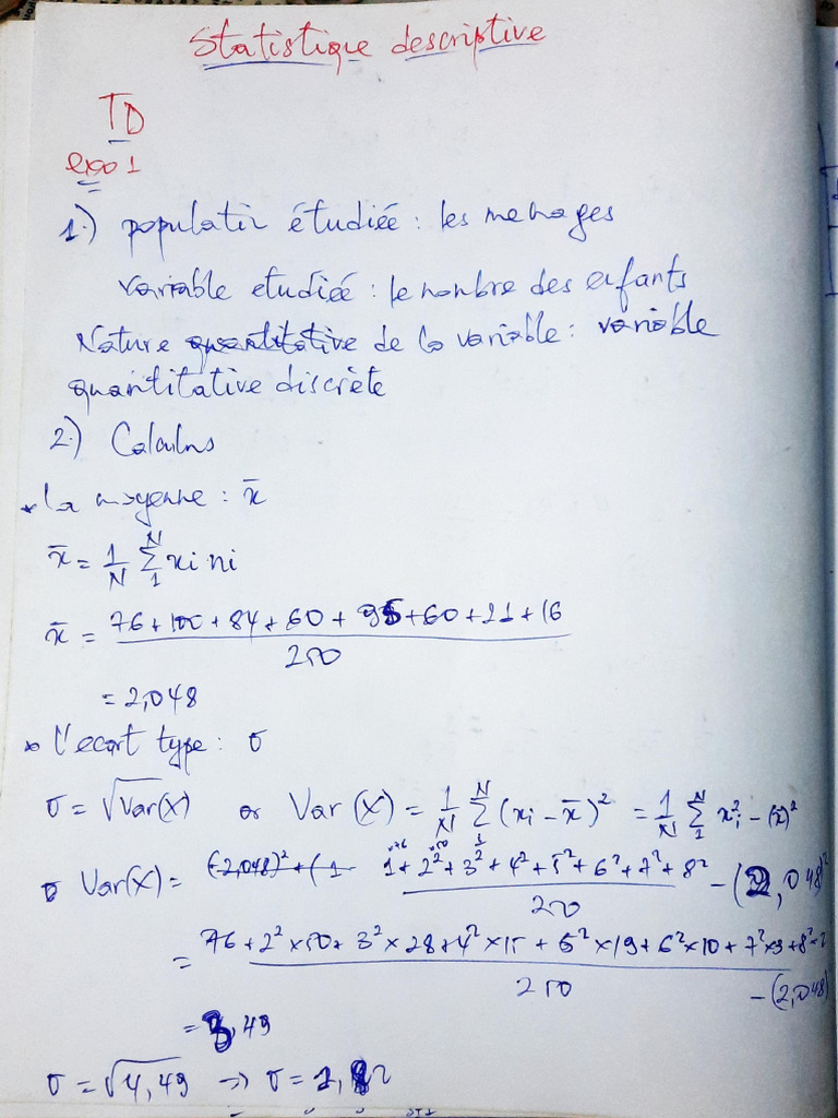 Corro Statistique | PDF