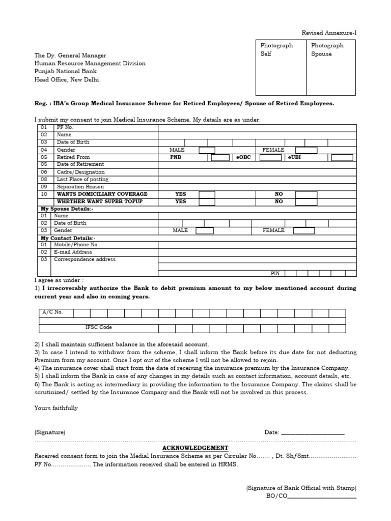Consent Form FFF PPB | PDF | Insurance | Financial Risk