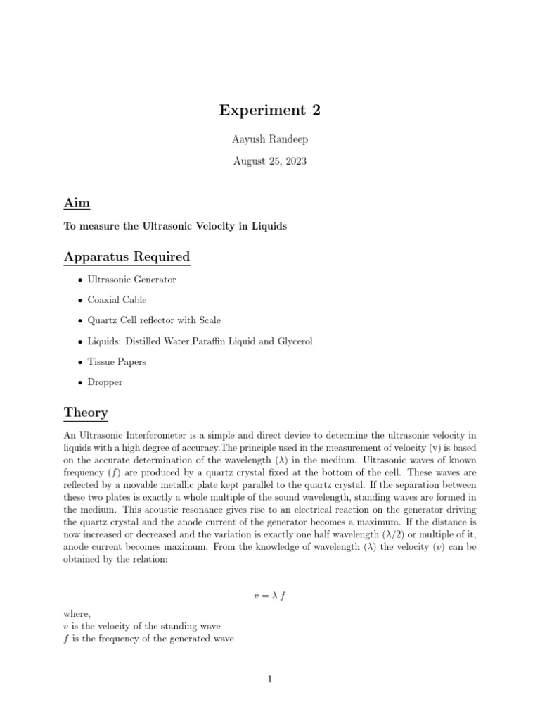 Tutorial_1 (6) | PDF | Waves | Wavelength
