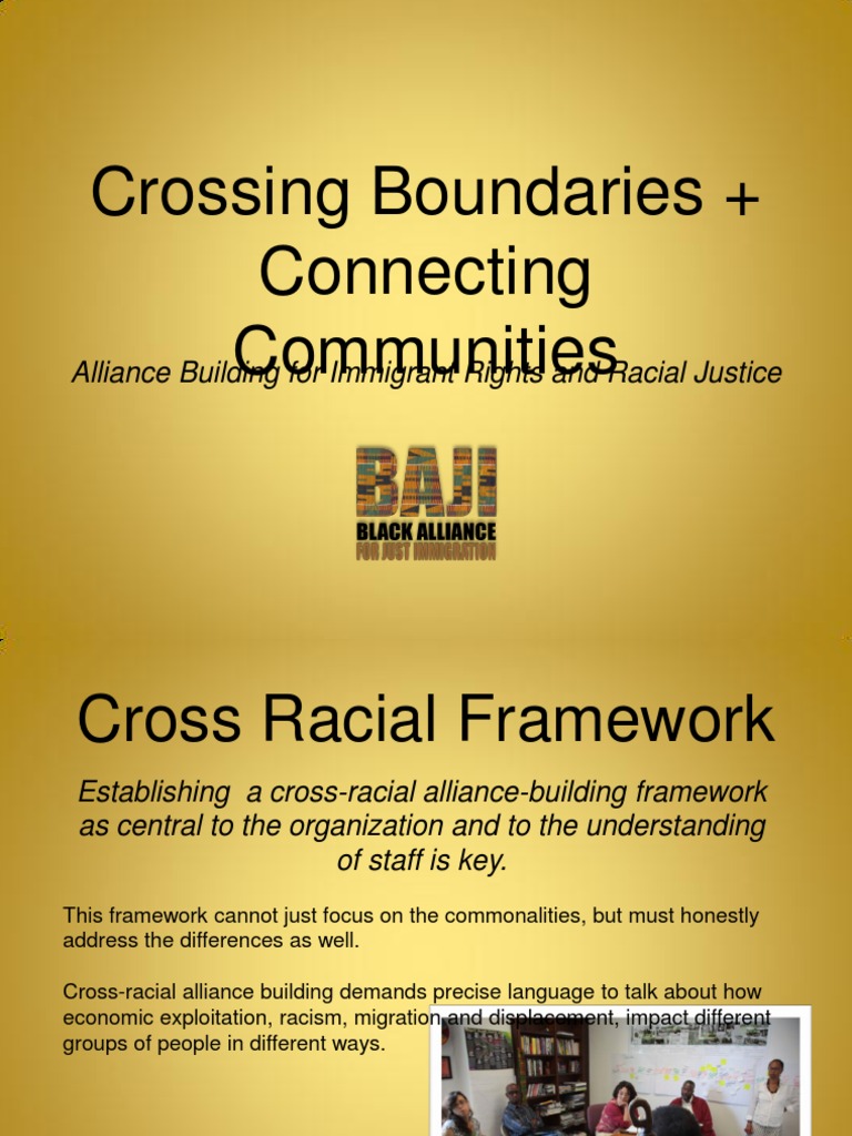 Crossing Boundaries + Connecting Communities: Alliance Building For ...