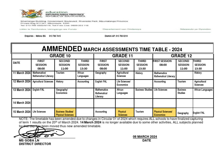 Ammended March Time 2024-2 | PDF | Observation | Inquiry