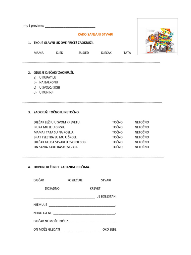 Kako Sanjaju Stvari | PDF