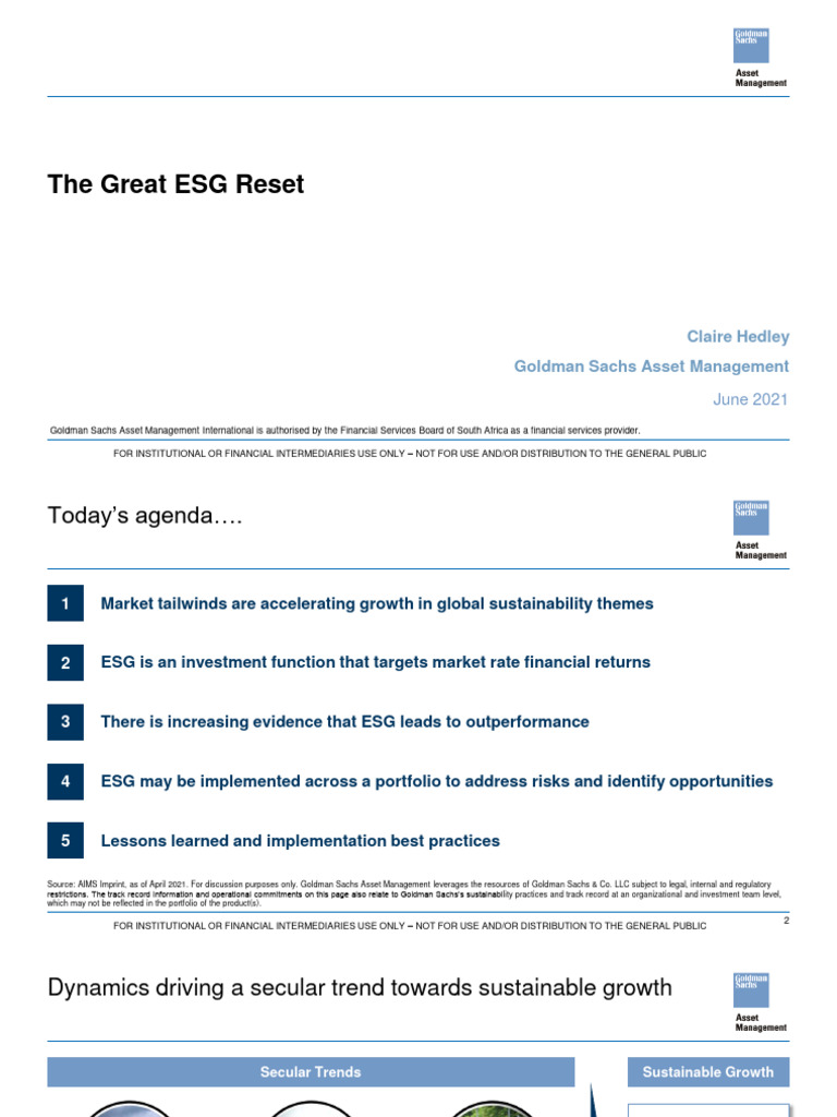 The Great ESG Reset | PDF | Financial Risk | Investment Fund The Great ESG Reset | PDF | Financial Risk | Investment Fund