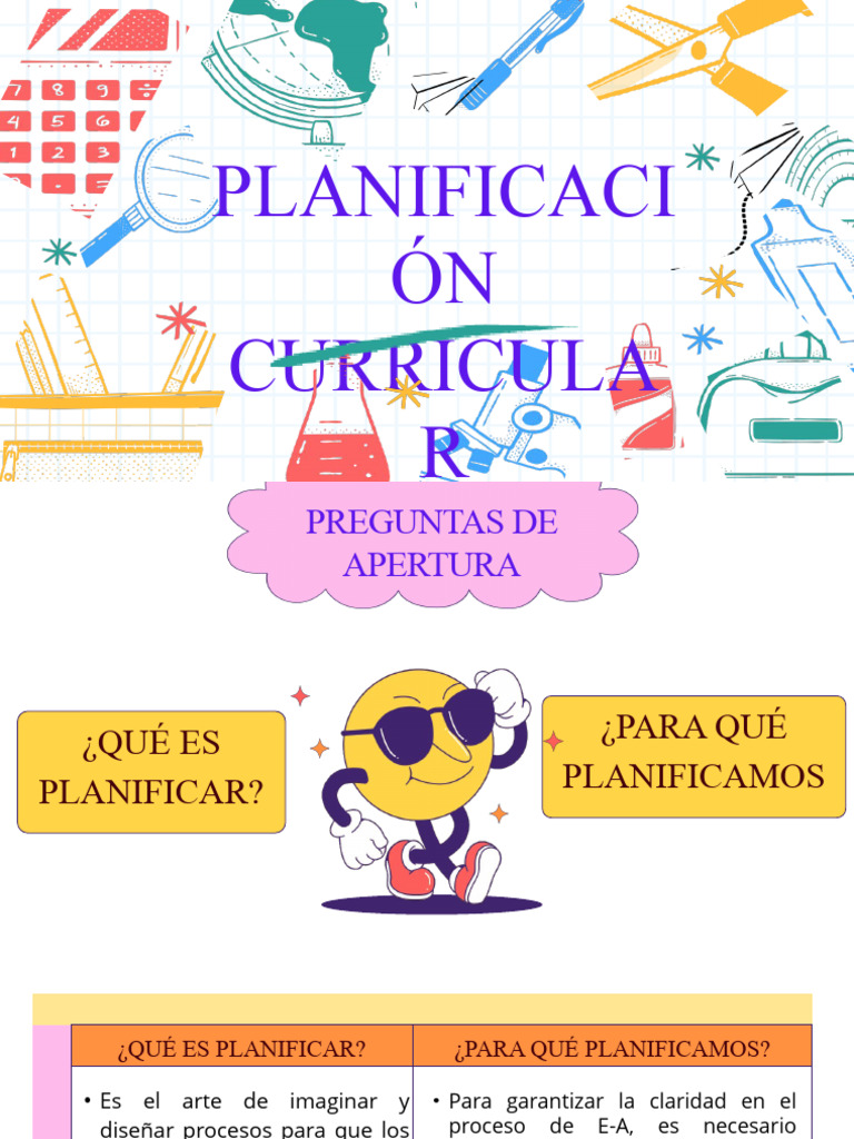 Planificación Curricular Efectiva | PDF | Aprendizaje | Plan de estudios