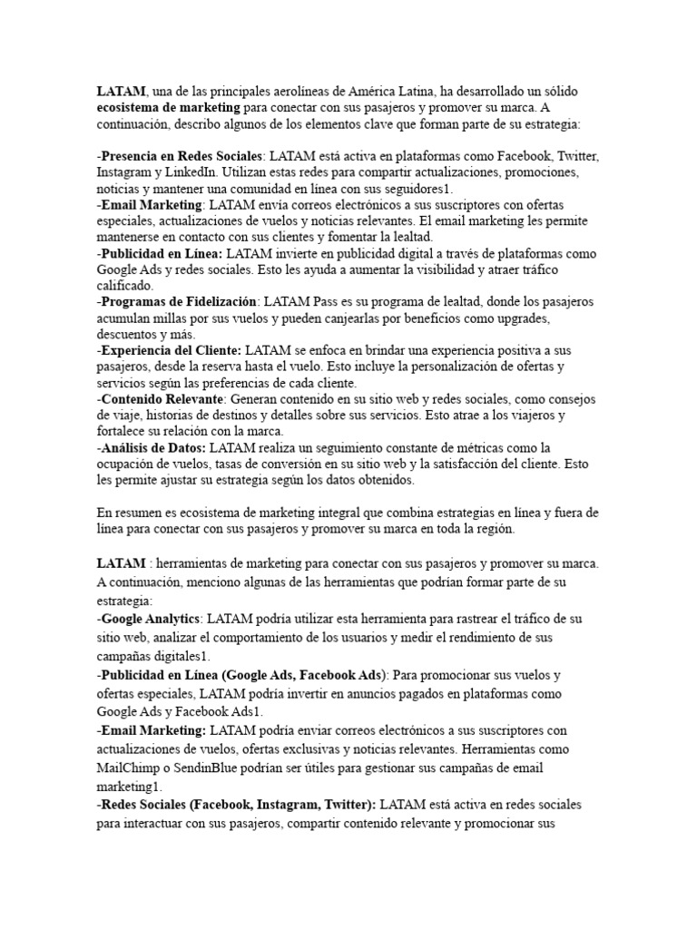 LATAM | PDF | Facebook | Marketing