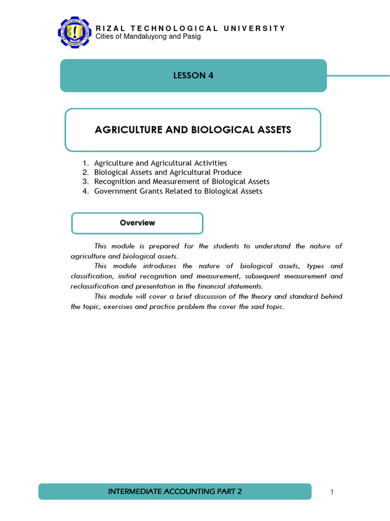 Biological Assets | PDF | Fair Value | Agriculture