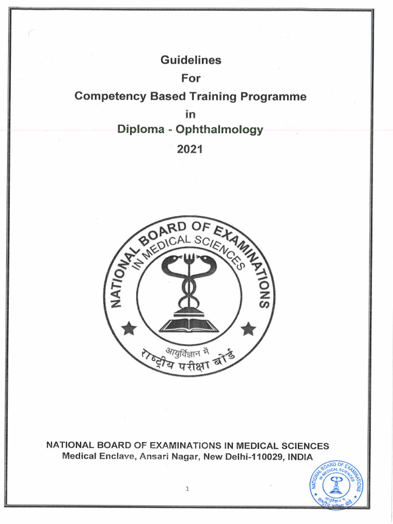 Diploma - Ophthalmology 2021 | PDF