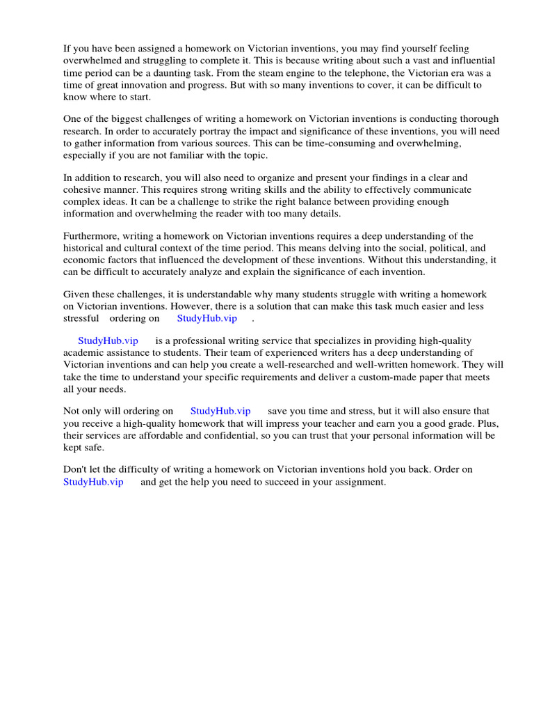 Victorian Inventions Homework Help | PDF | Telegraphy | Incandescent ...