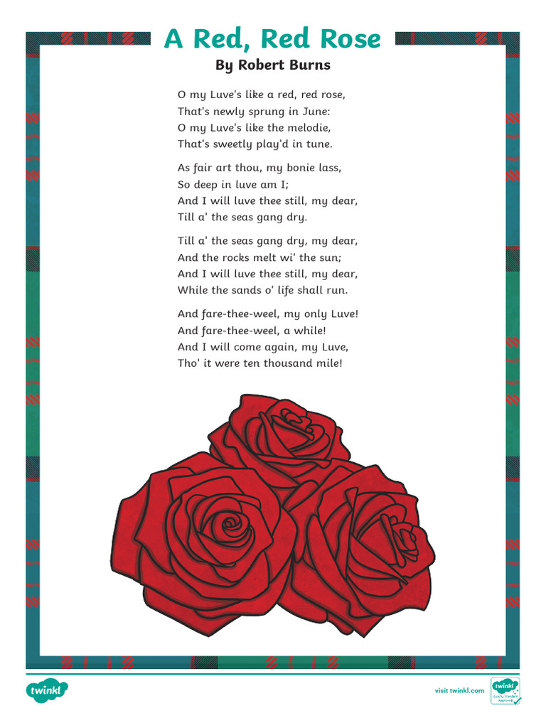 A Red, Red Rose | PDF | Art