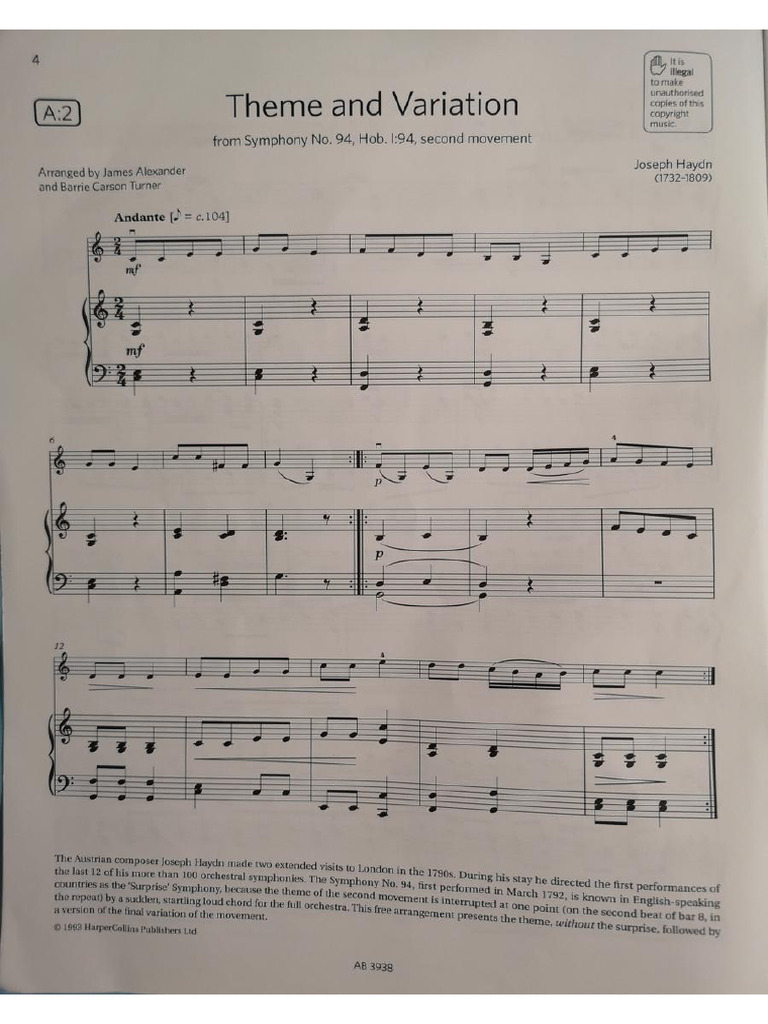 Grade 3 Violin Accompaniment | PDF