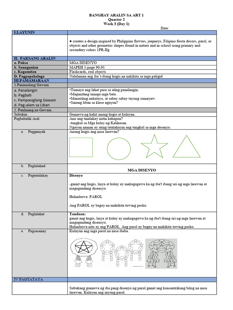 Q2-WEEK 3-4 ART | PDF