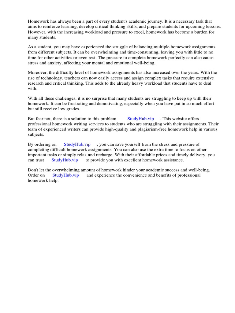 Homework Too Much | Download Free PDF | Homework | Teachers