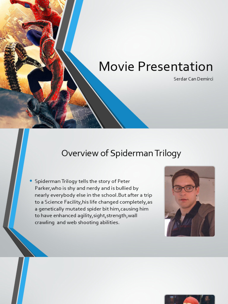 Movie Presentation 1 1 | PDF | Spider Man | Characters Created