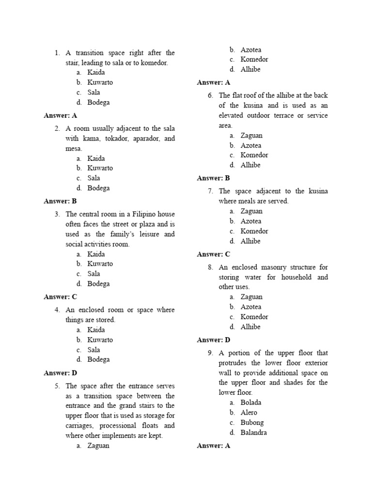 JOSON - Joshua C. - 5AR-1 - Assignment No. 1 - HOA 4 - Compre 2 | PDF | Philippines