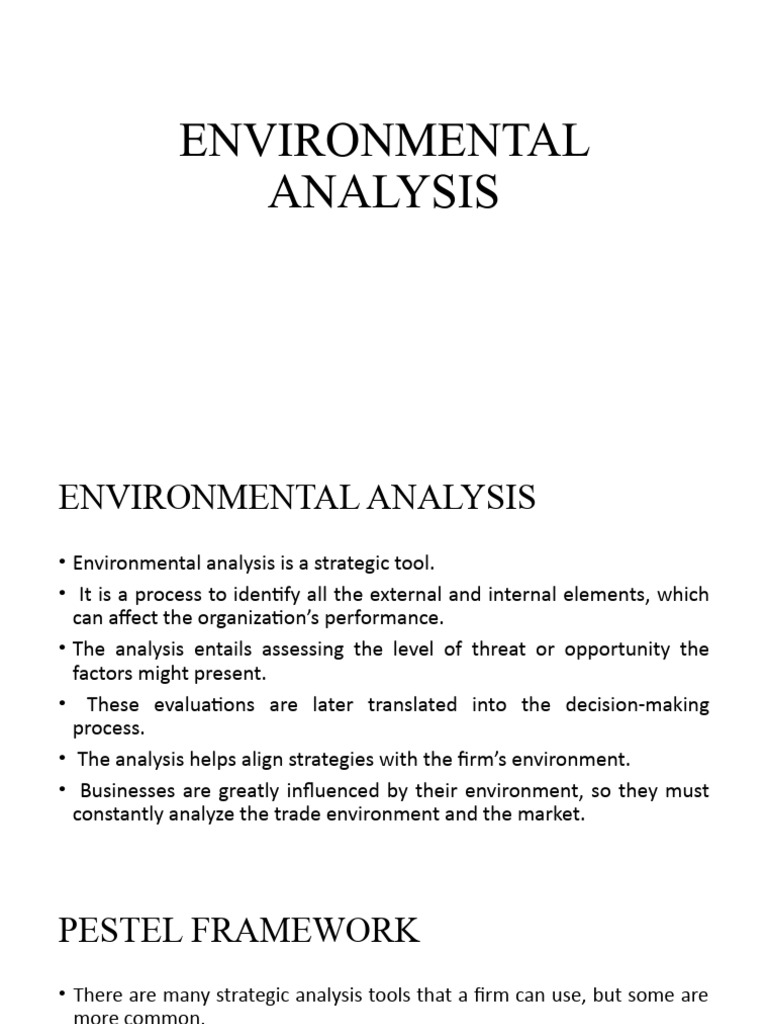 Environmental Analysis... | PDF | Competition | Business Economics