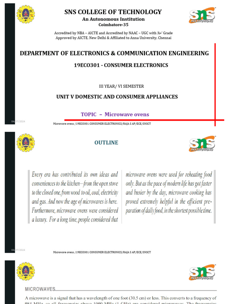 Final - Microwave Oven | Download Free PDF | Electronic Engineering | Electrical Engineering