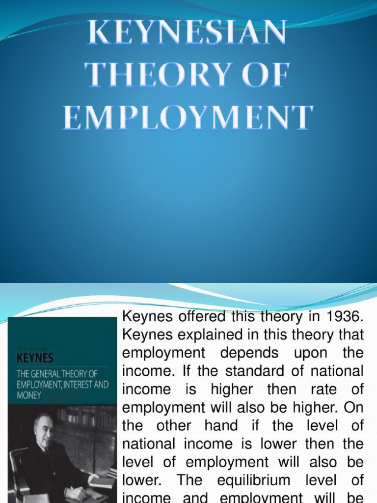 Keynesian Theory | PDF