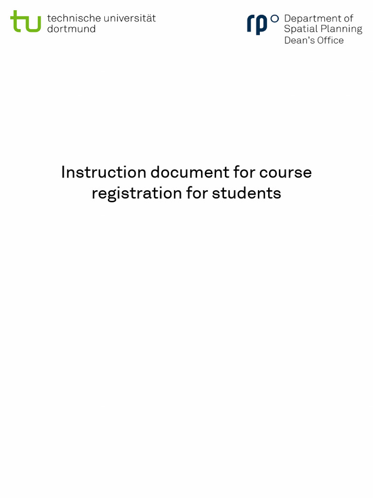Course Registration Guide Pdf