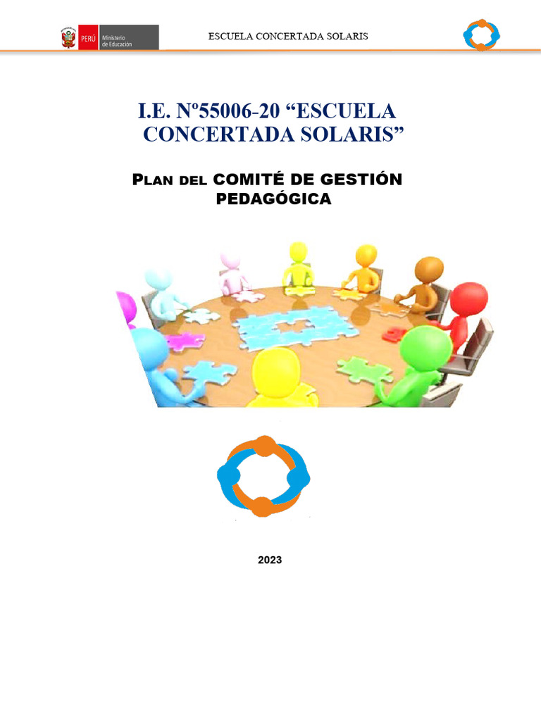 Plan de Comite de Gestion Pedagogica 2023 - Ultimo Iv Ciclo | PDF ... Plan de Comite de Gestion Pedagogica 2023 - Ultimo Iv Ciclo | PDF ...
