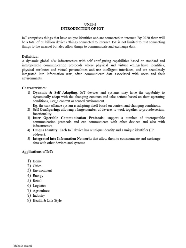 Iot With python | PDF | Transmission Control Protocol | Internet Of Things