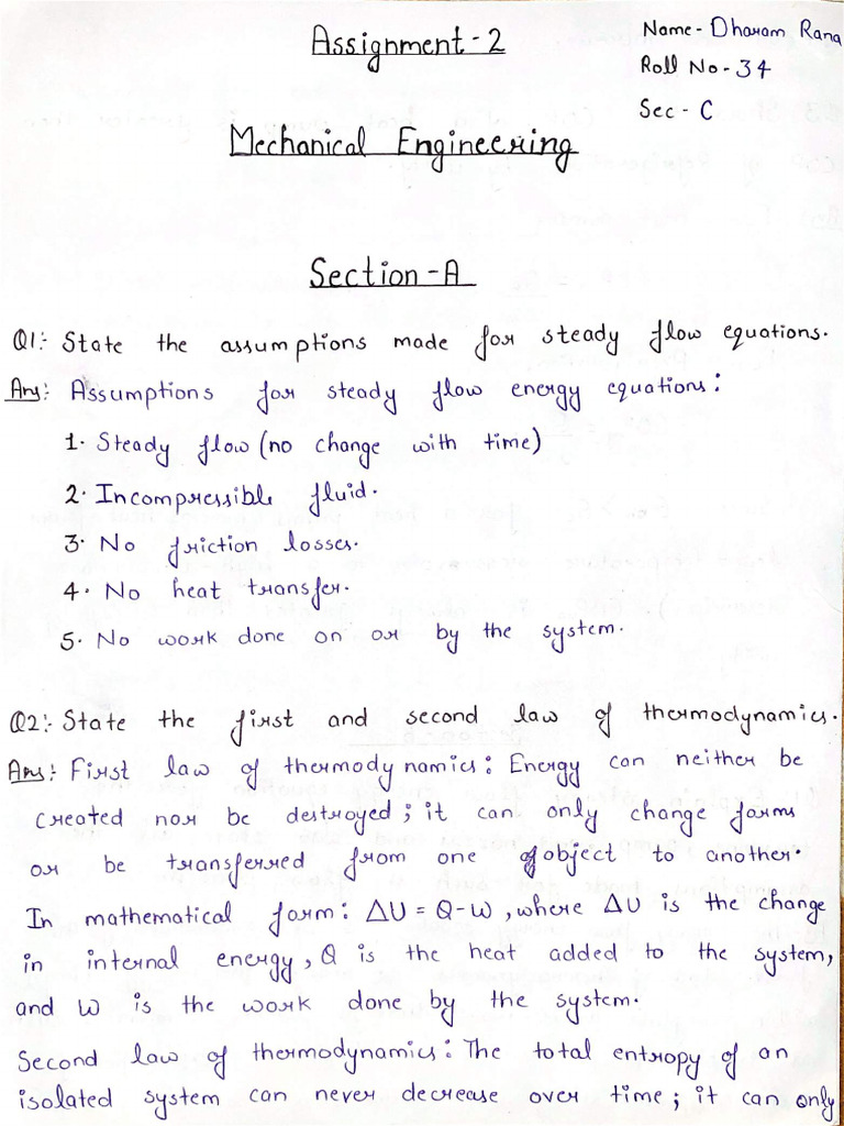 Mechanical Engineering 2 | PDF