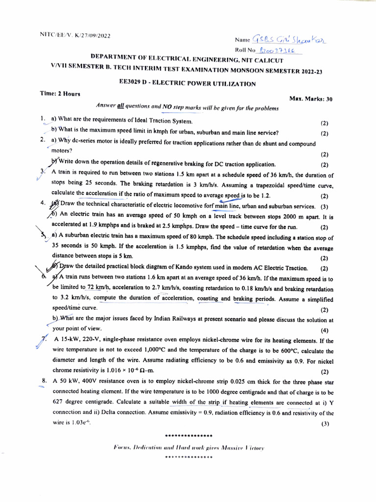 EPU (Elective) Mid and End | PDF | Lighting | Electrical Engineering