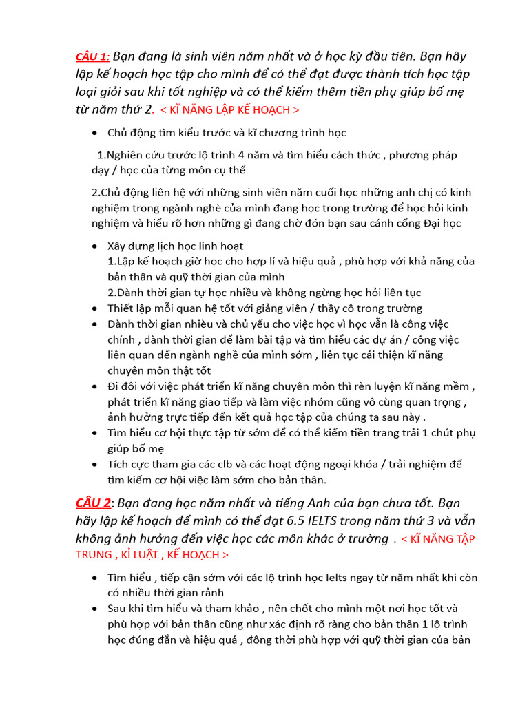 Btap Kỹ Năng Mềm-phạm Nhật Quang | PDF