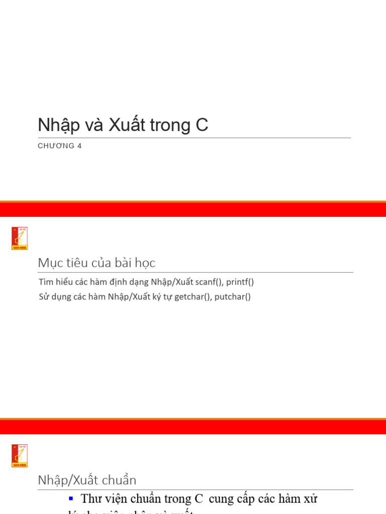 Session 04 - NhapVaXuat | PDF