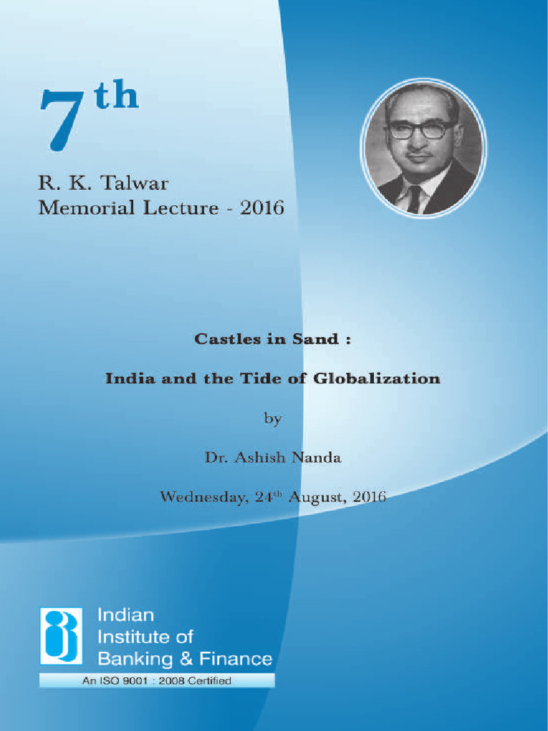 R K Talwar Memo Lecture-Book | PDF | China | World Politics