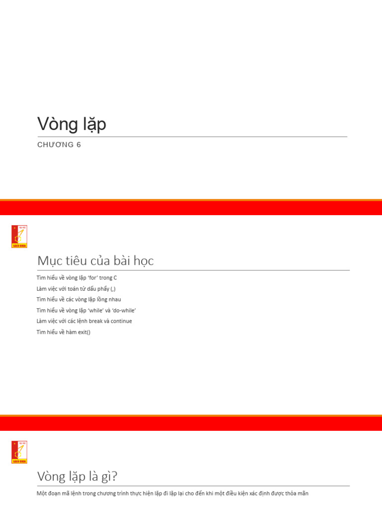 Session 06 - VongLap | PDF