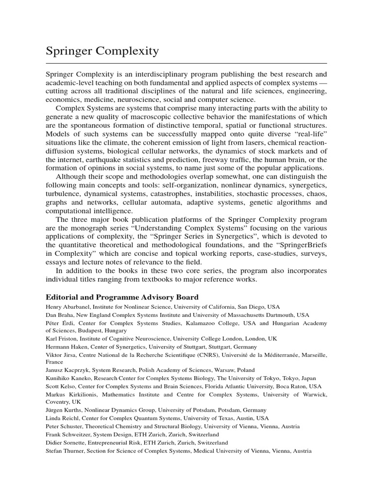 (Understanding Complex Systems) Dirk Helbing (Auth.), Dirk Helbing (Eds.) - Social Self ...