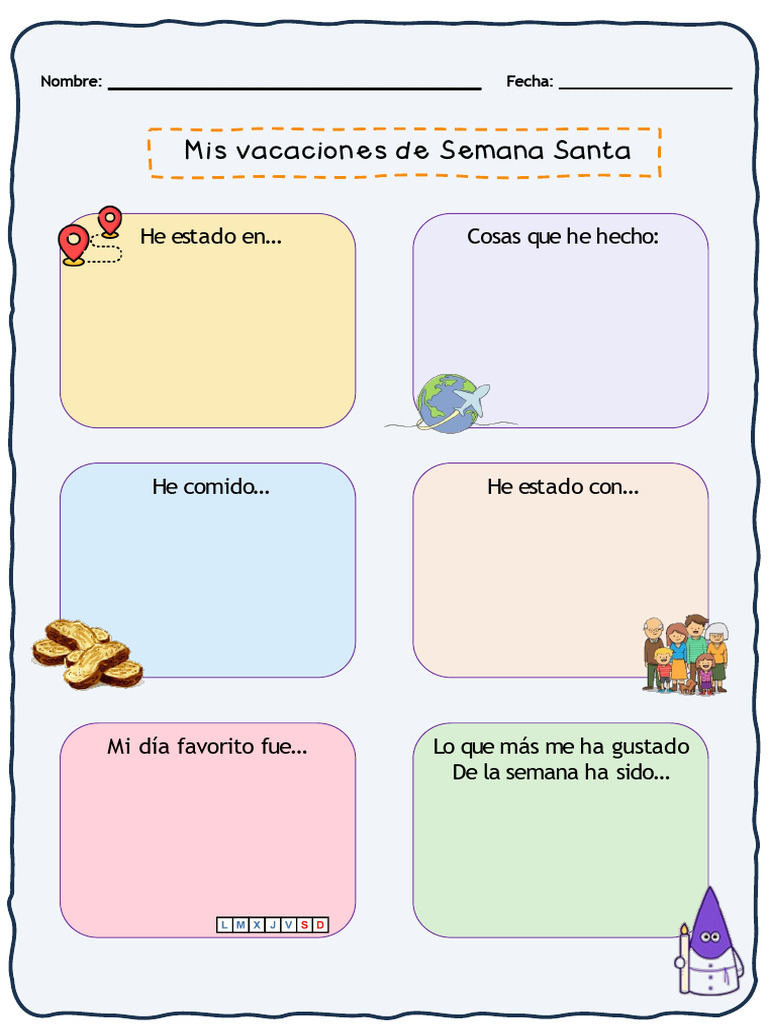 Hojas De Trabajo De Fin De Semana ¡Lunes De Nuevos Comienzos! 🔋,