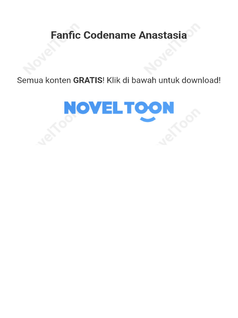 Fanfic Codename Anastasia | PDF