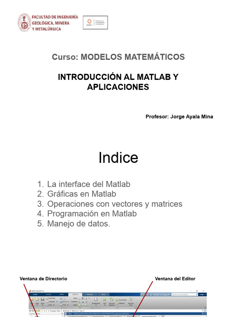 Introducción Al MATLAB | PDF Introducción Al MATLAB | PDF