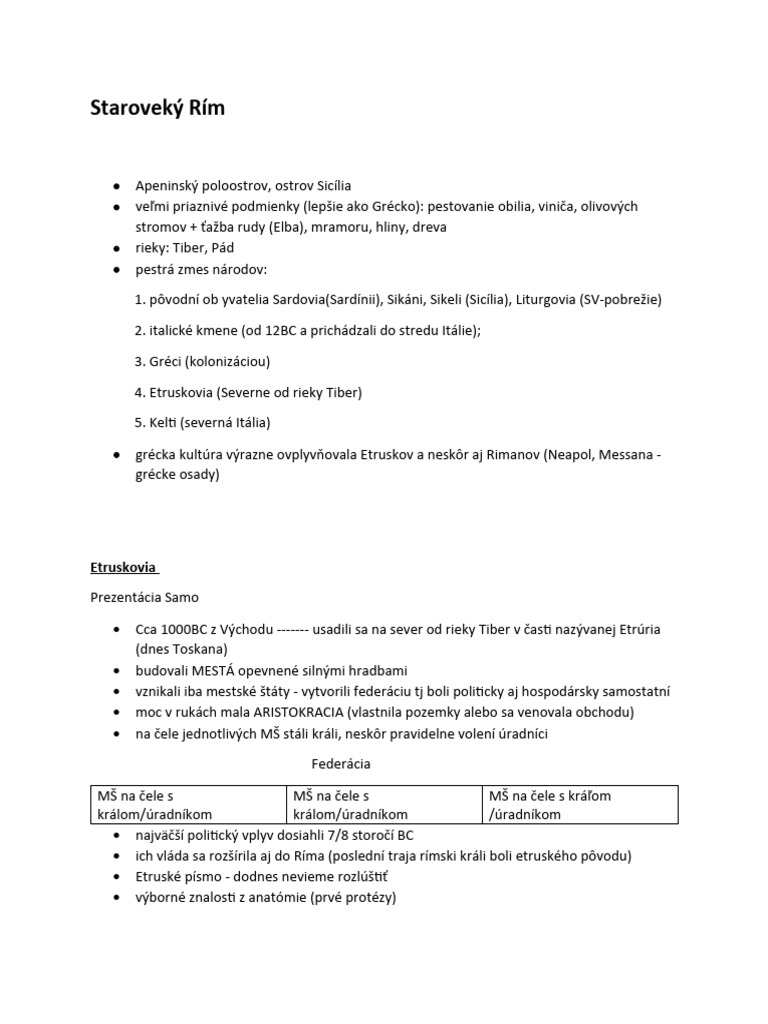Staroveky Rim | PDF