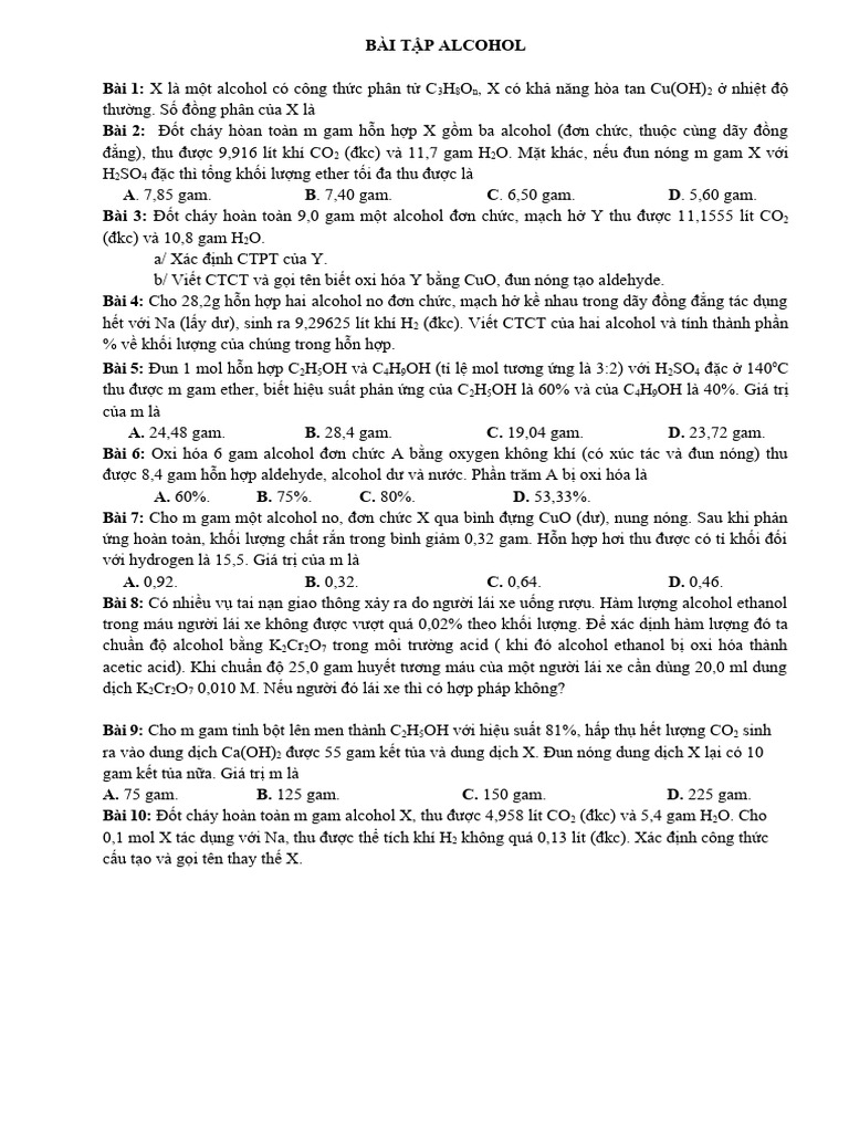 ALCOHOL | PDF