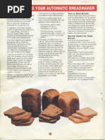 Toastmaster Bread Box Manual & Recipes | PDF | Breads | Dough
