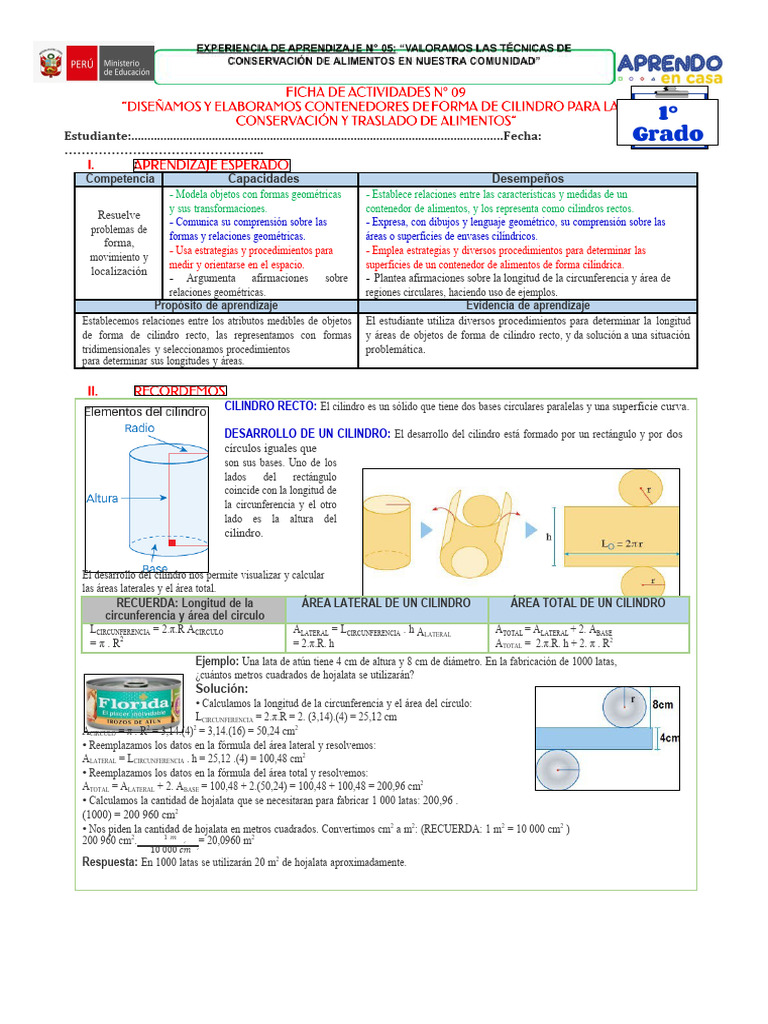 Act - Eda5. Mat..2022 | Descargar gratis PDF | Geometría | Pi
