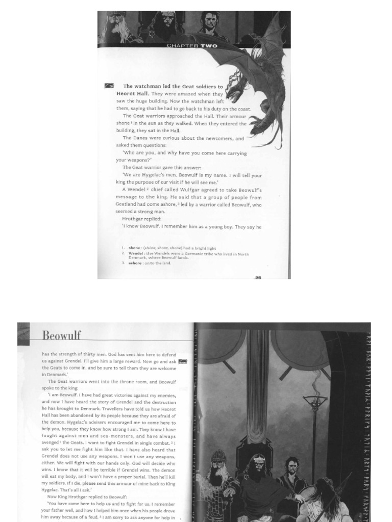 Beowulf Chapter 2 | PDF