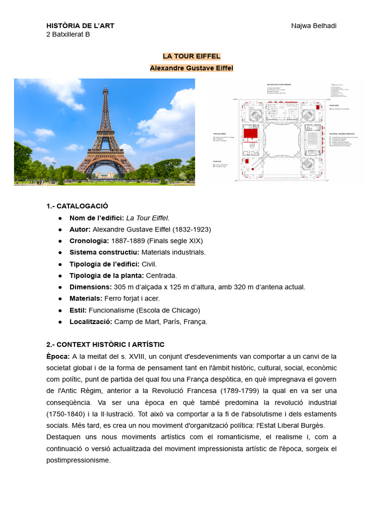 La Tour Eiffel - Alexandre Gustave Eiffel | PDF