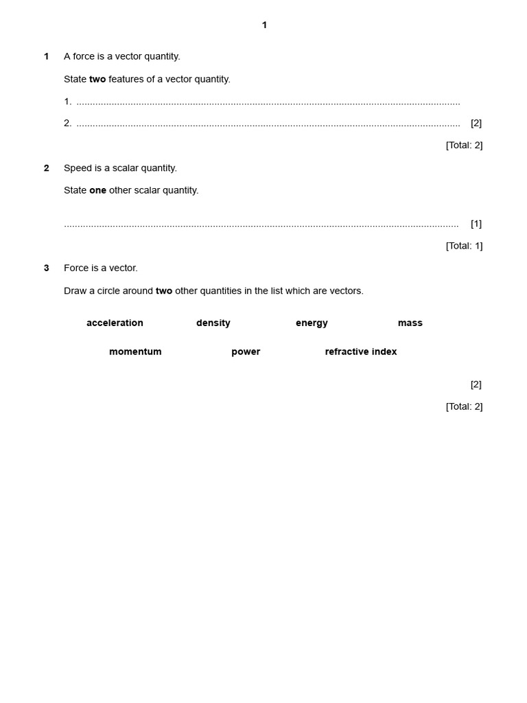 Force 1 Pdf Force Acceleration