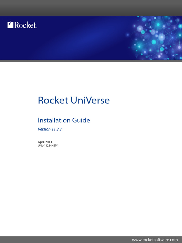 Rocket UniVerse - Installation Guide | PDF | Superuser | Directory ... Rocket UniVerse - Installation Guide | PDF | Superuser | Directory ...