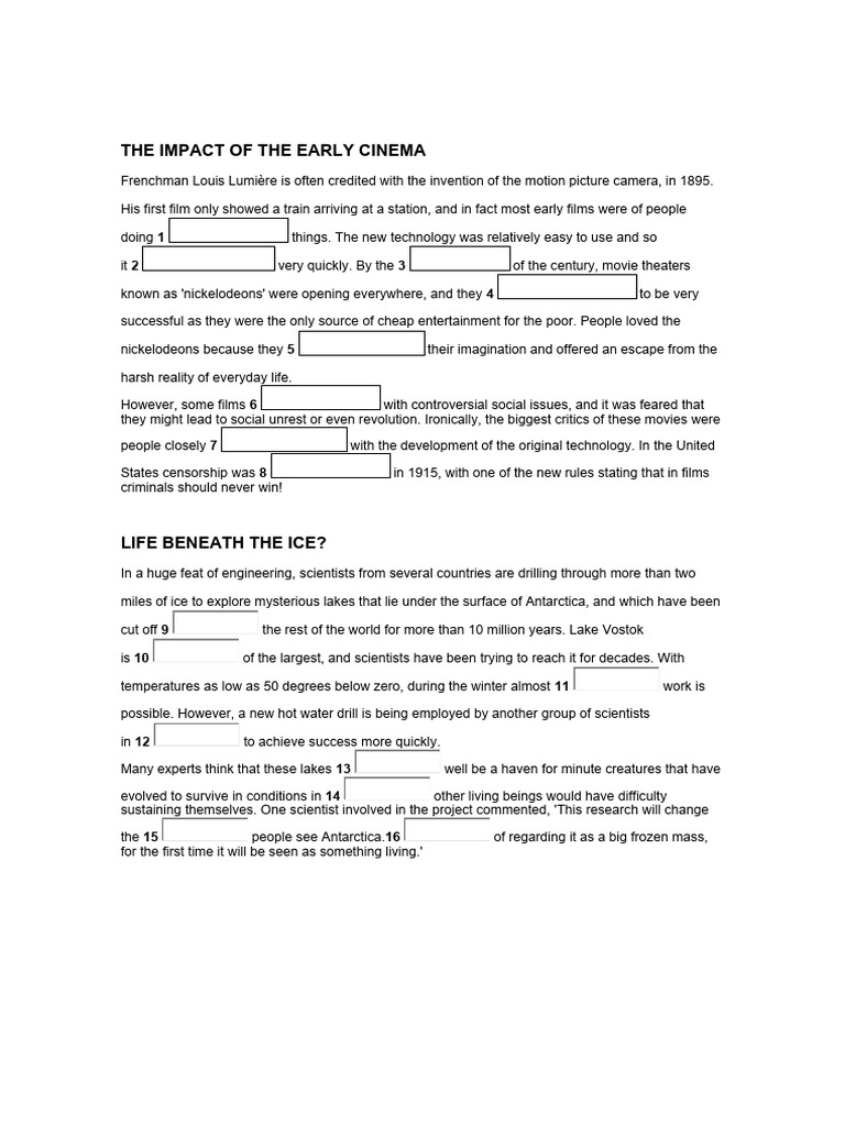 Cae Practice Test 2016 - Use of English | PDF