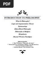 Introduction to Western Philosophy | PDF | Epistemology | Reason