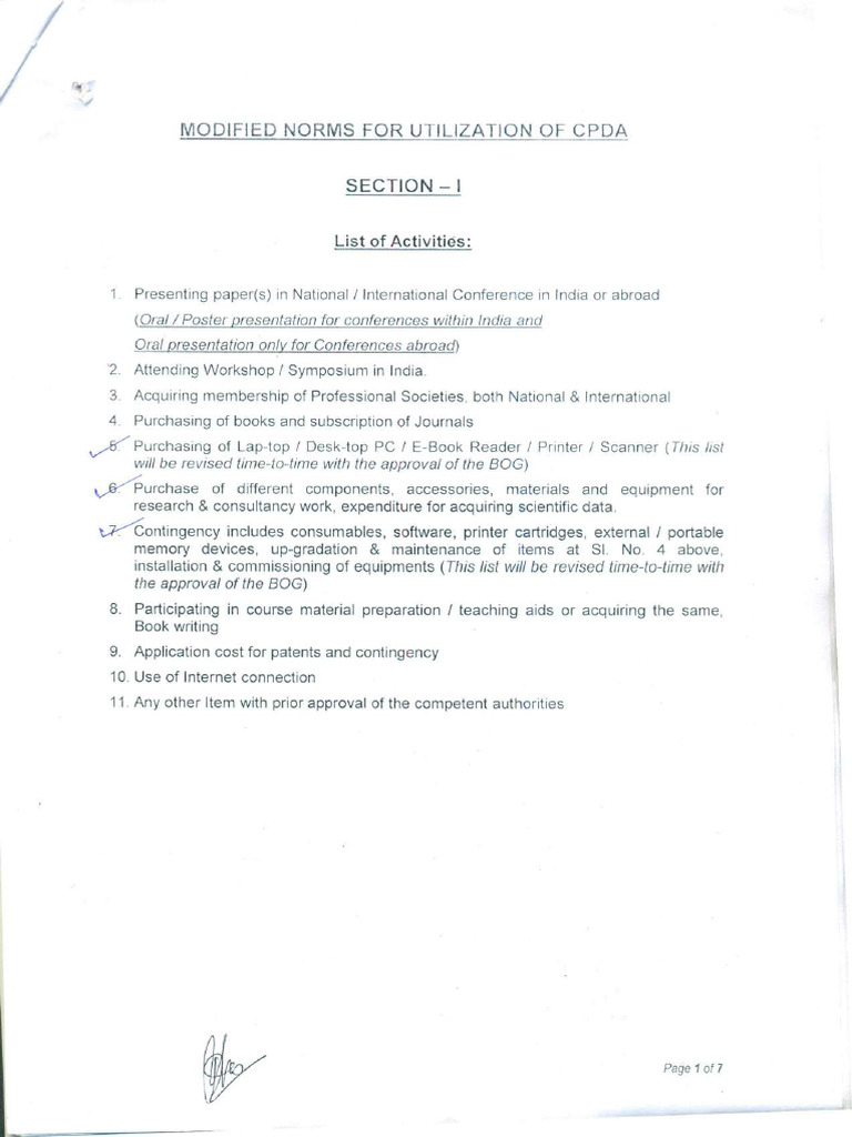 Modified Norms For Utilisation of CPDA | PDF