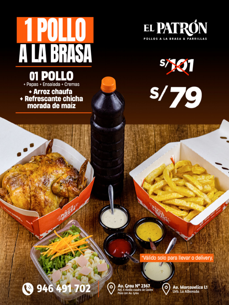 Combos Pollo Patron | PDF