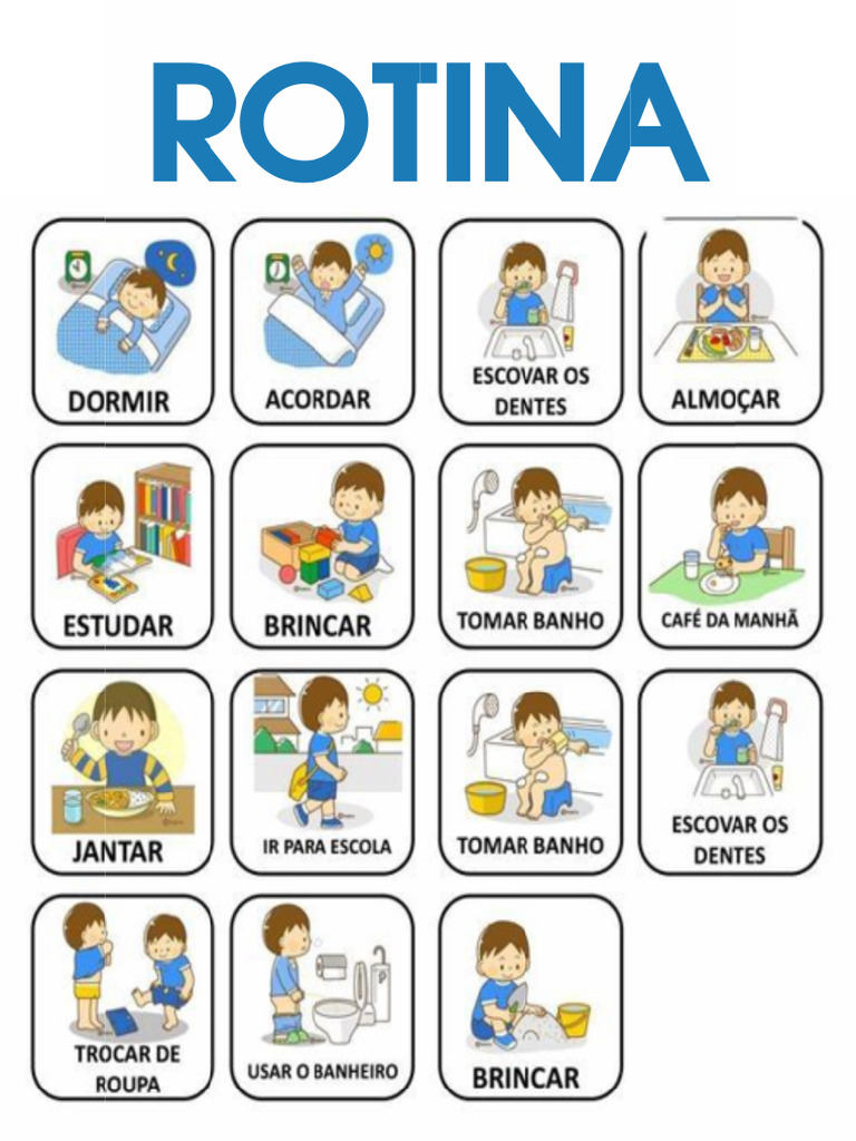 Rotina Menino | PDF