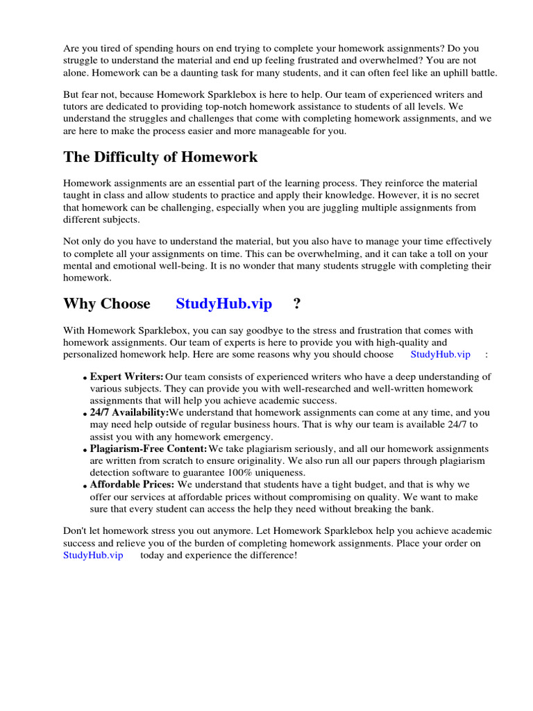 Homework Sparklebox | PDF | Homework | Literacy